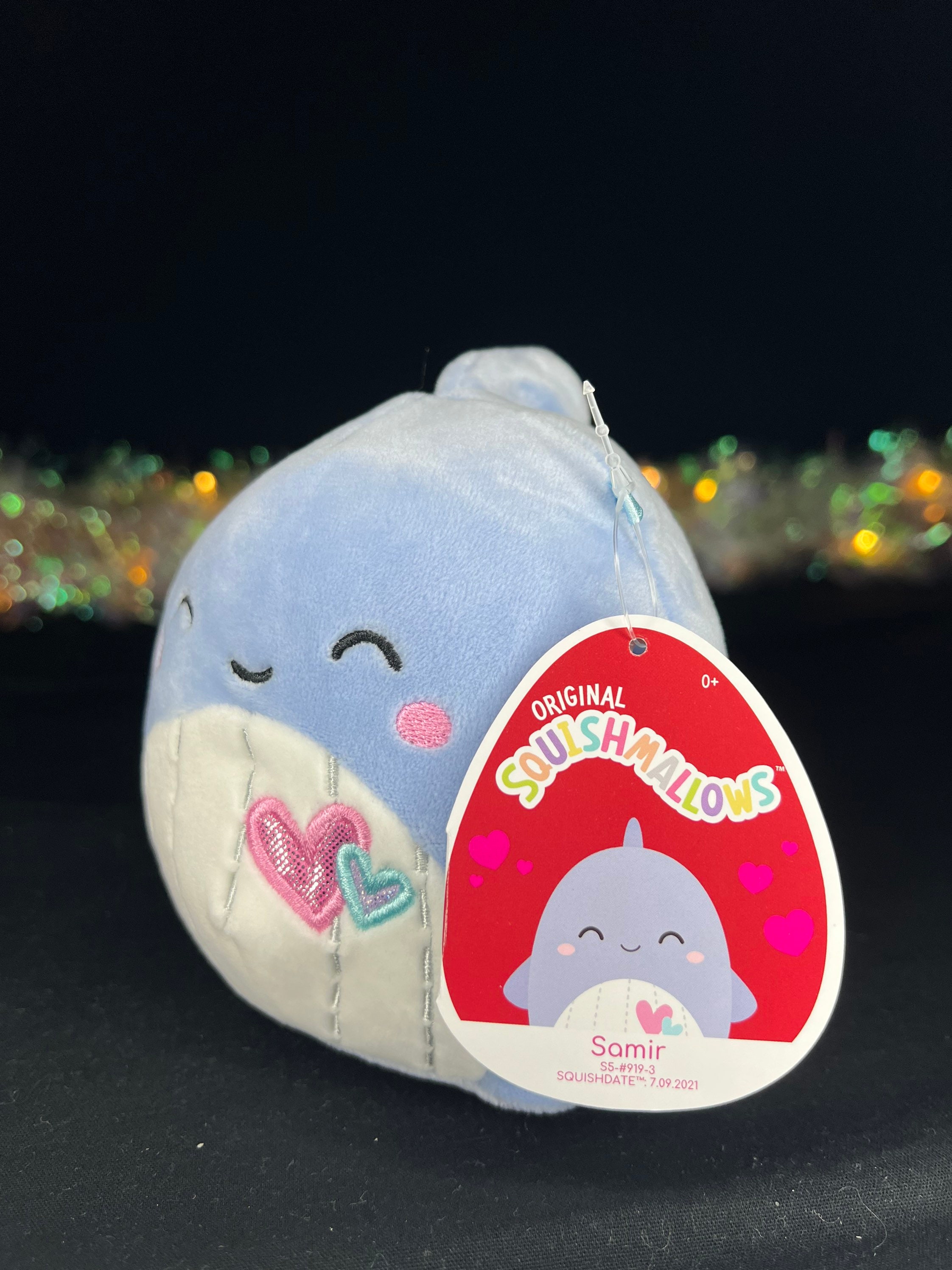Squishmallow 5 Samir the Whale - Etsy