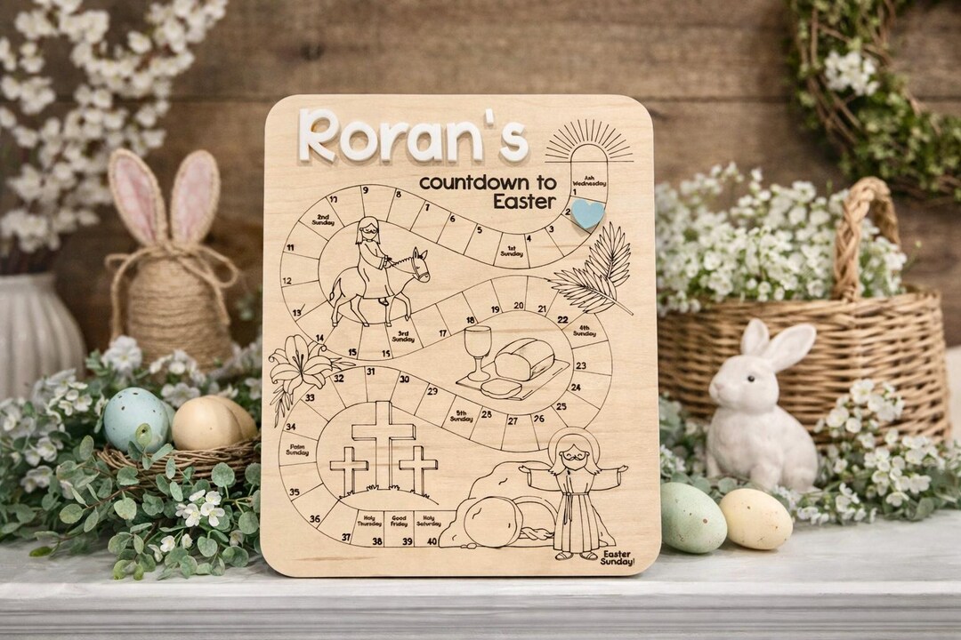 Easter Countdown Board - Etsy