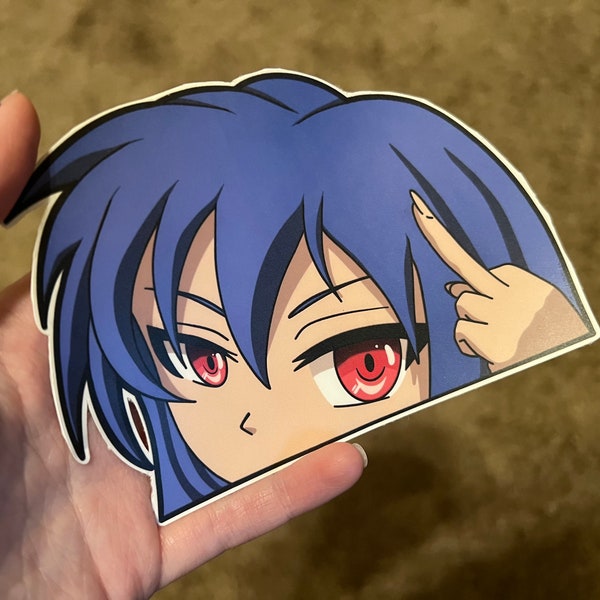 Anime Girl Car Window Decal - Etsy