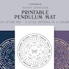 Pendulum Board Printable, Pendulum Mat Printable, Downloadable Pendulum ...