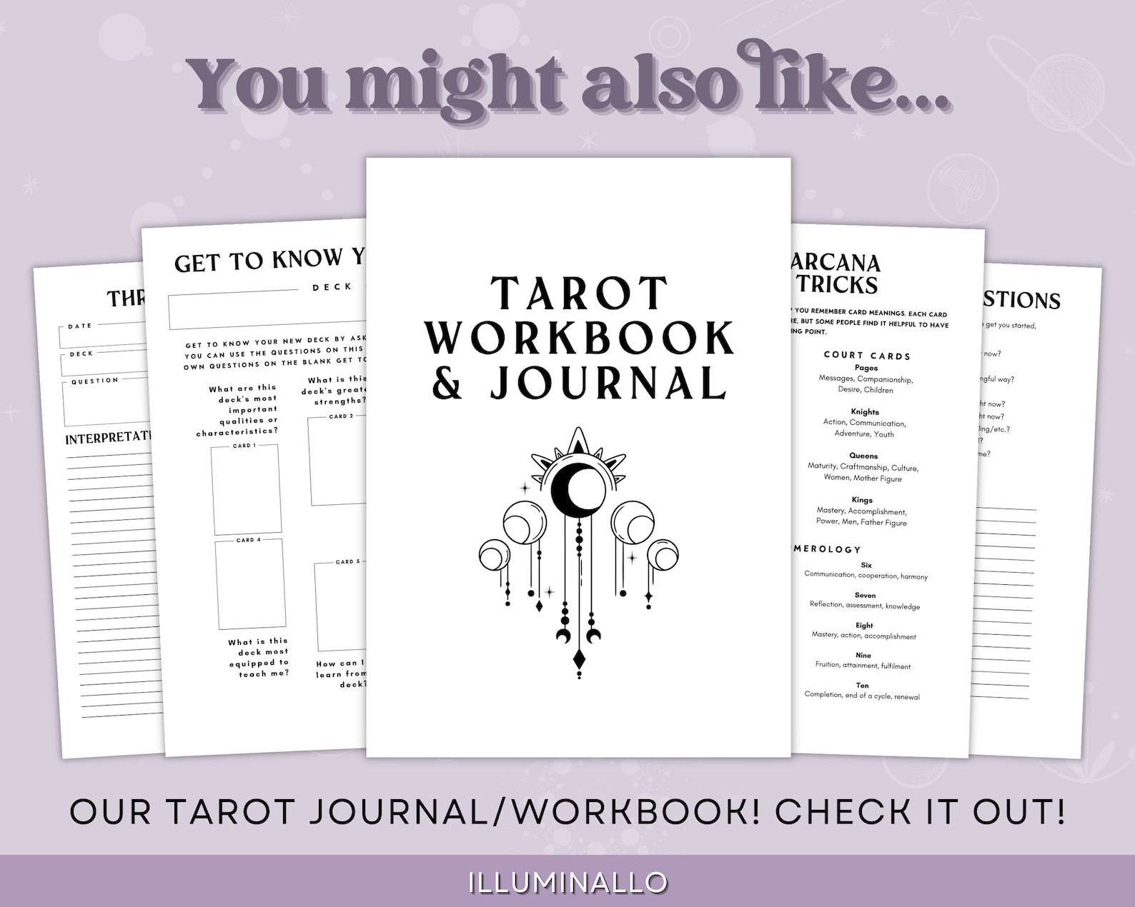 Tarot Flashcards, Tarot Cheat Sheet Printable, Learning Tarot Cards ...
