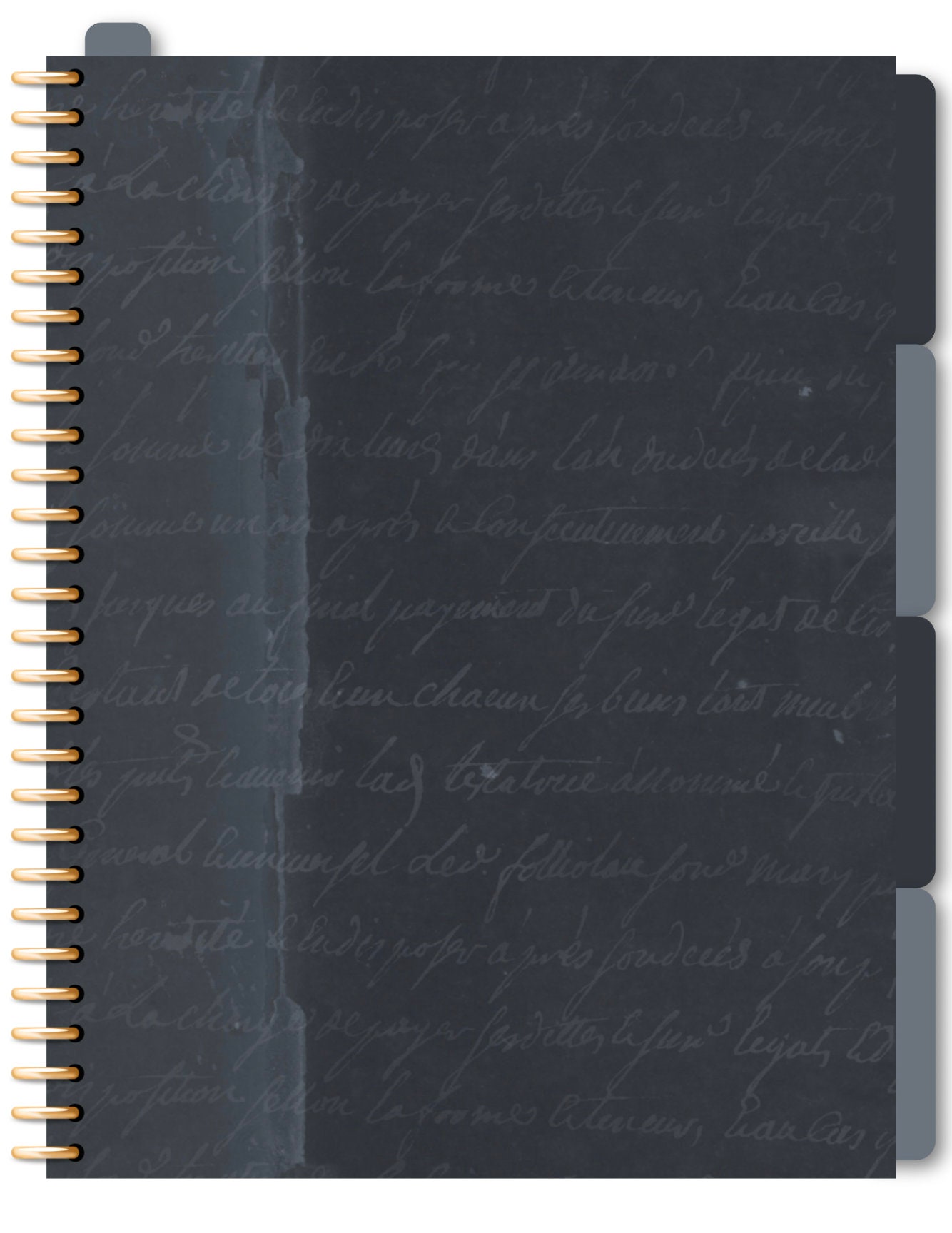 Digital Notebook Template - Black - Etsy