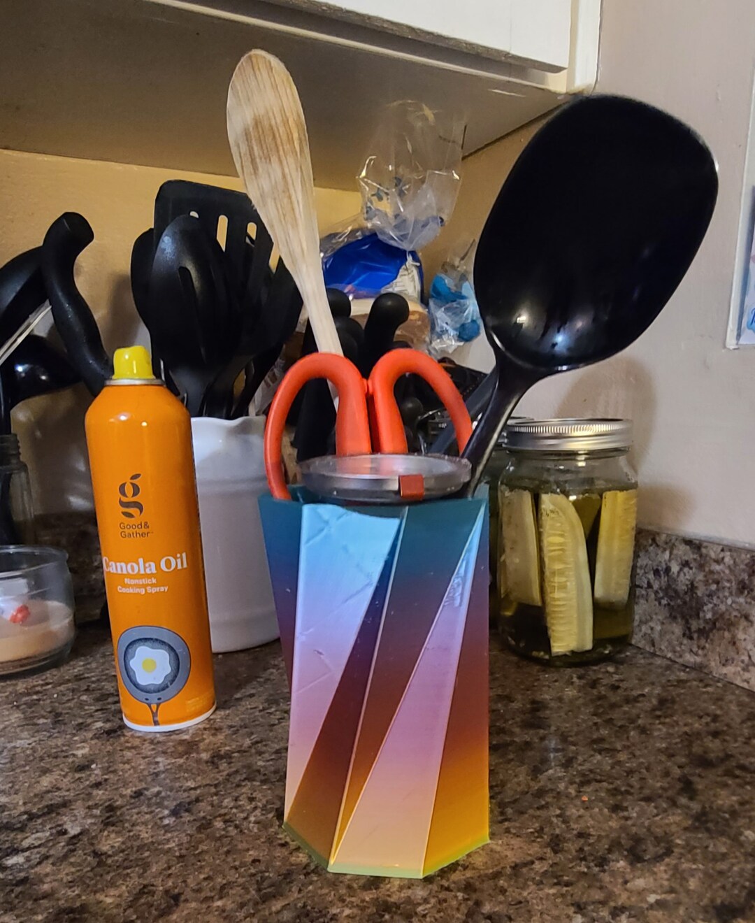 Custom Design 3d Printed Utensil Holder - Etsy