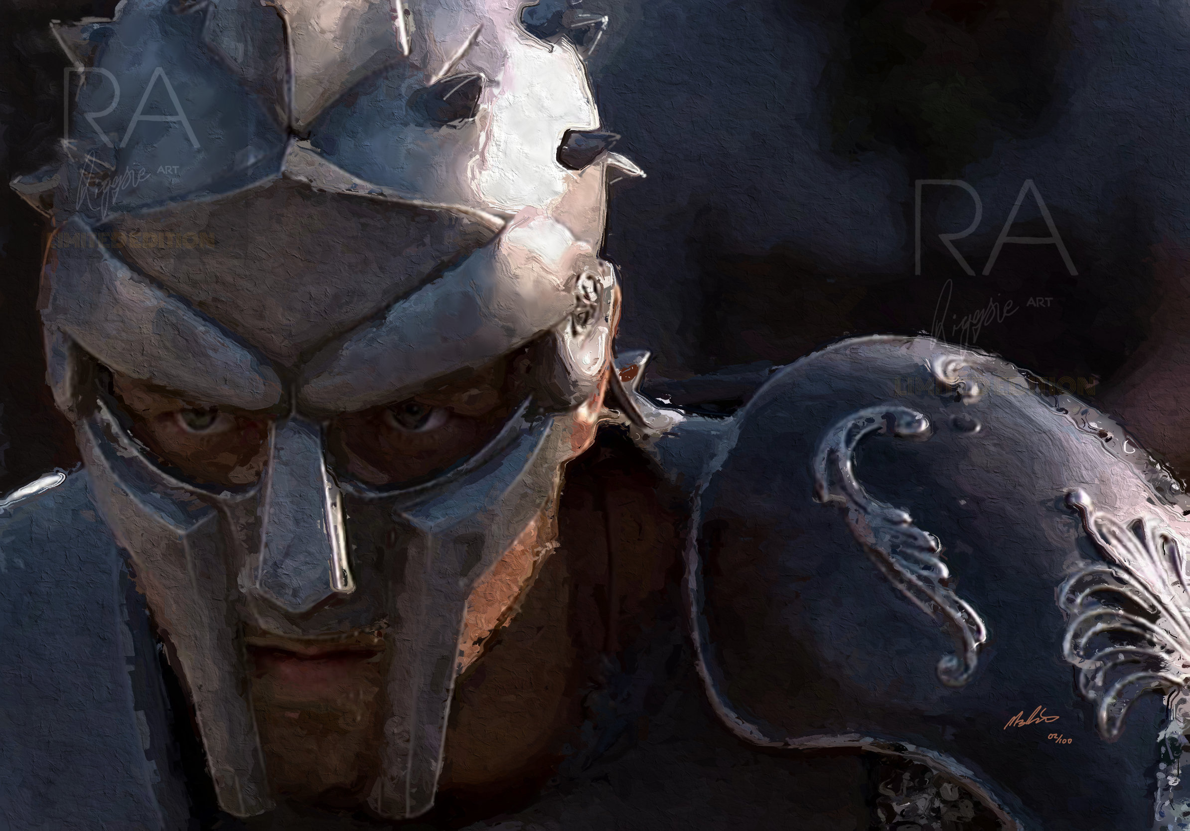 Gladiator Wall Art Print, Maximus Poster, Movie Home Decor Russell ...