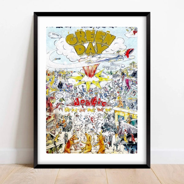 Green Day Dookie Poster - Etsy