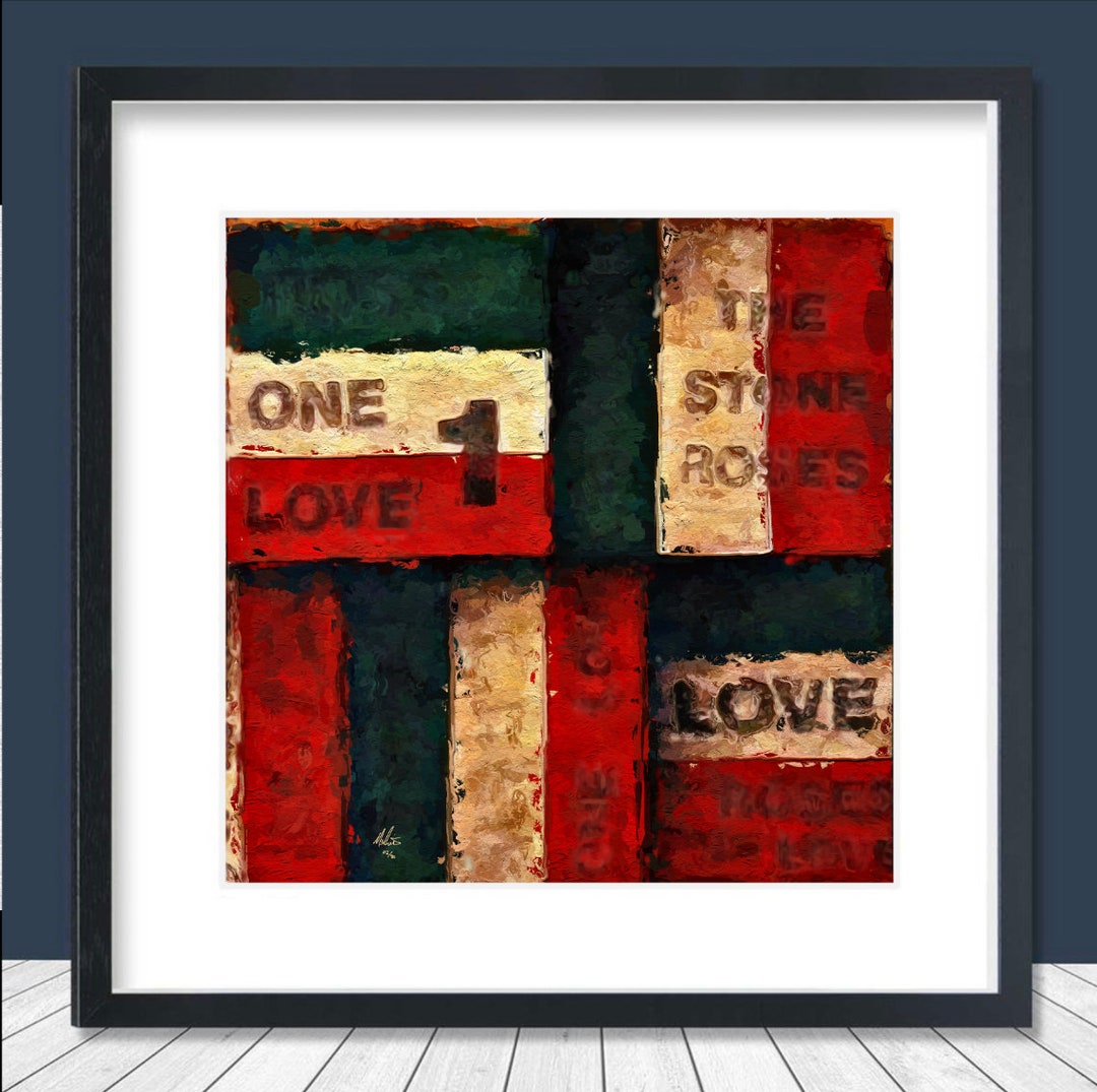 The Stone Roses Limited Edition Large Square Canvas. One - Etsy