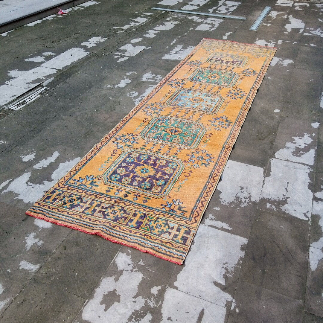 Turkish Vintage Runner, Turkish Rug, KITCHEN Runner Rug, Anatolian ...