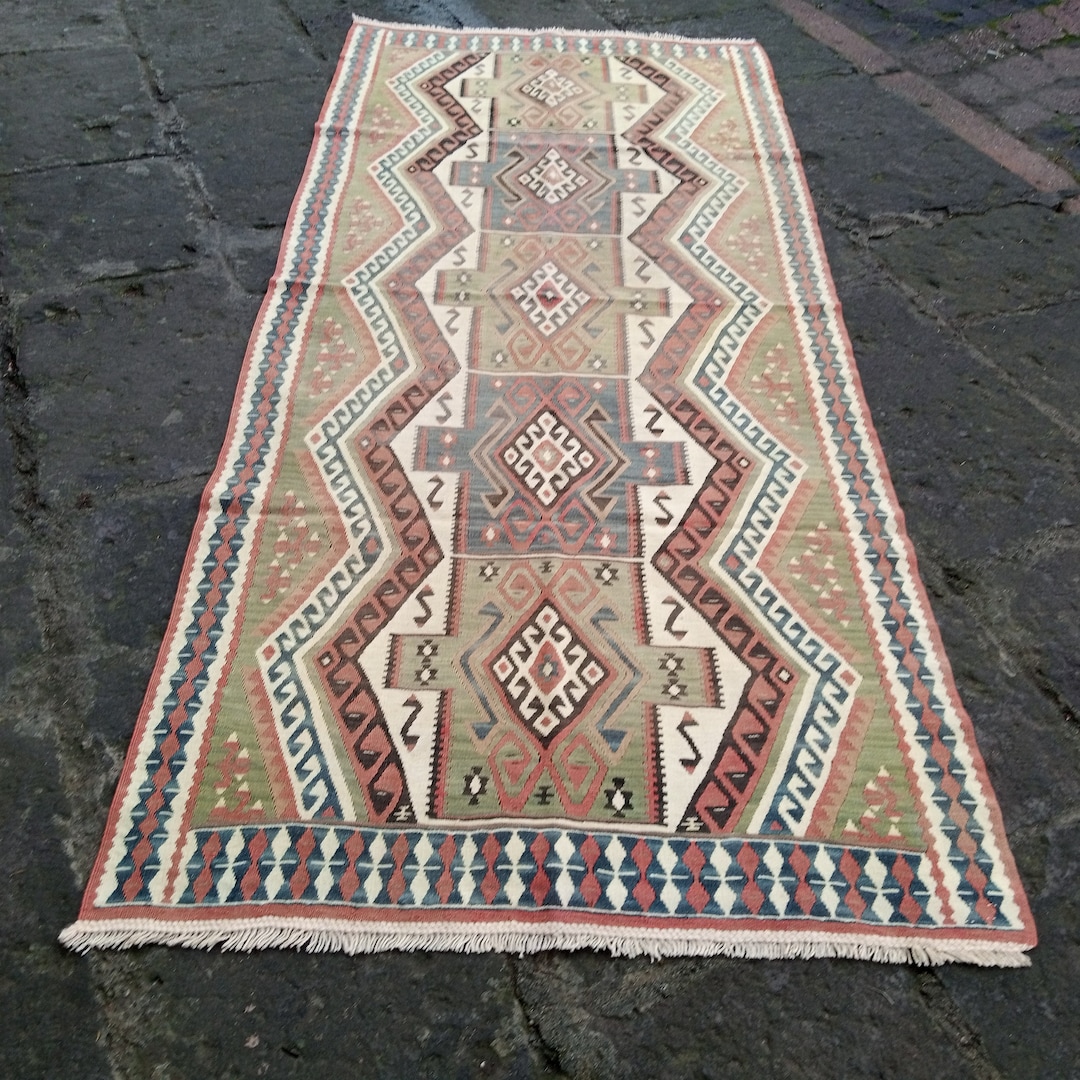 Kurdish Kilim Rug, 8.5x3.6 Ft Kilim Kurdish, Handmade Kurdish Kilim Rug ...