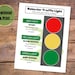 Traffic Light Behavior Chart, Printable Behavior Chart for Kids - Etsy