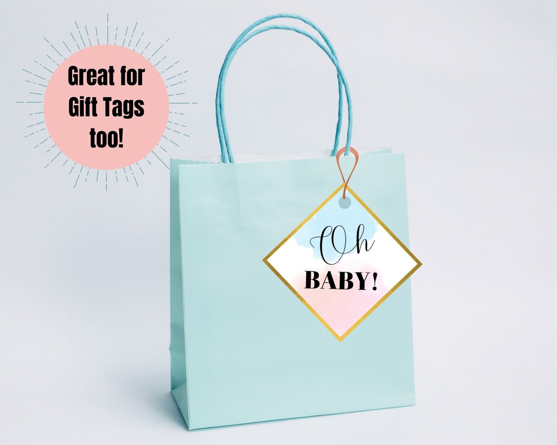 Gender Reveal Cupcake Topper, Printable Cupcake Toppers - Etsy
