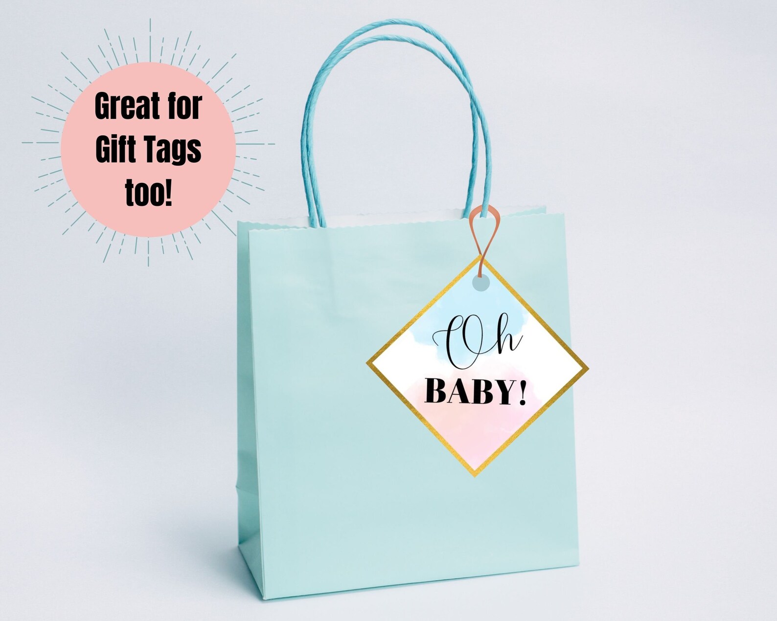Gender Reveal Cupcake Topper, Printable Cupcake Toppers - Etsy