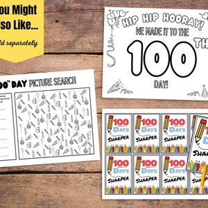 Printable 100th Day of School Self Portrait Coloring Page, 100th Day of ...