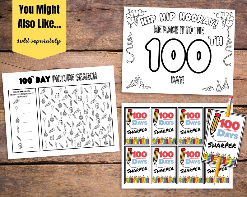 Printable 100th Day of School Self Portrait Coloring Page, 100th Day of ...