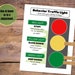Traffic Light Behavior Chart, Printable Behavior Chart for Kids - Etsy