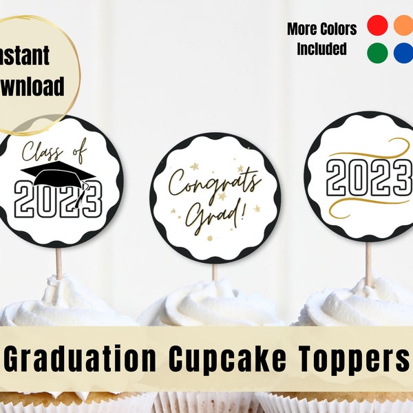 Graduation Cupcake Topper - Etsy