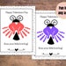 Valentine's Day Handprint Craft, Printable Love Bug Handprint for Kids ...