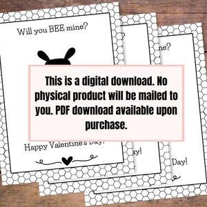 Valentine's Day Handprint Craft, Printable Bee Mine Handprint for Kids ...