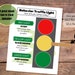 Traffic Light Behavior Chart, Printable Behavior Chart for Kids - Etsy