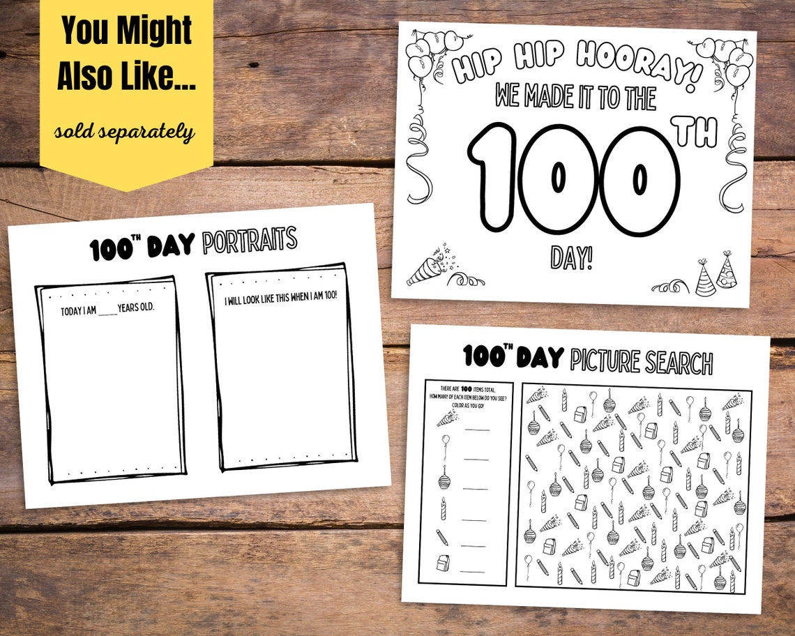 100th Day of School Printable Gift Tags for Students, Gift From ...