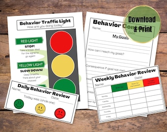 Stop Light Behavior Chart