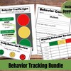 Traffic Light Behavior Chart, Printable Behavior Chart for Kids - Etsy