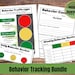 Behavior Tracking Chart Bundle, Traffic Light Bundle, Daily and Weekly ...