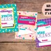90's Themed Printable Valentine's Day Cards, Retro Classroom Valentines ...