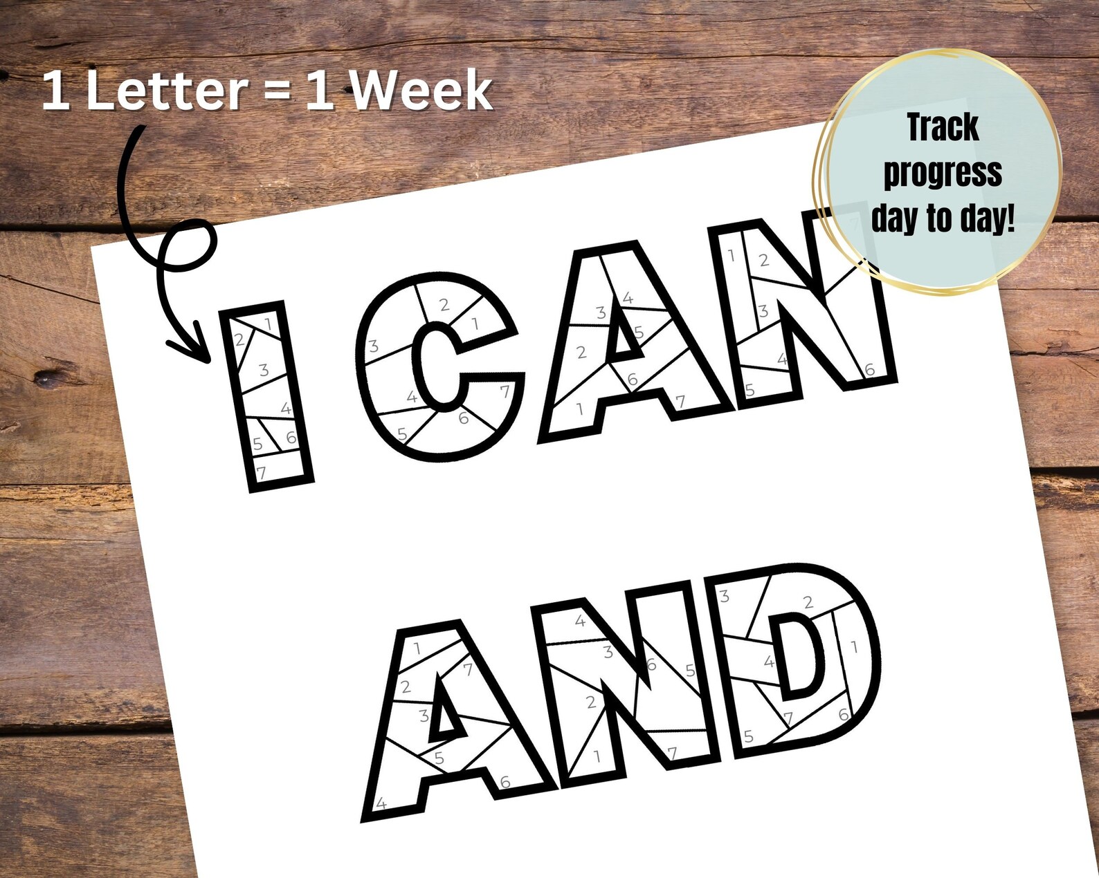 Color in Habit Tracker, 12 Week Habit Tracker Printable - Etsy