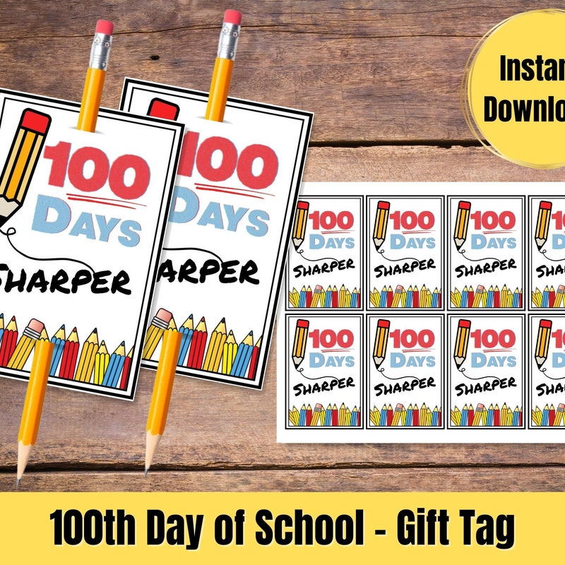 100th Day of School Flyer - Etsy