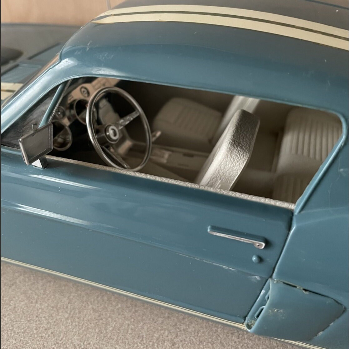 Vintage AMF Ford Mustang GT Fastback Model Car, 1967 Ford Mustang GT ...