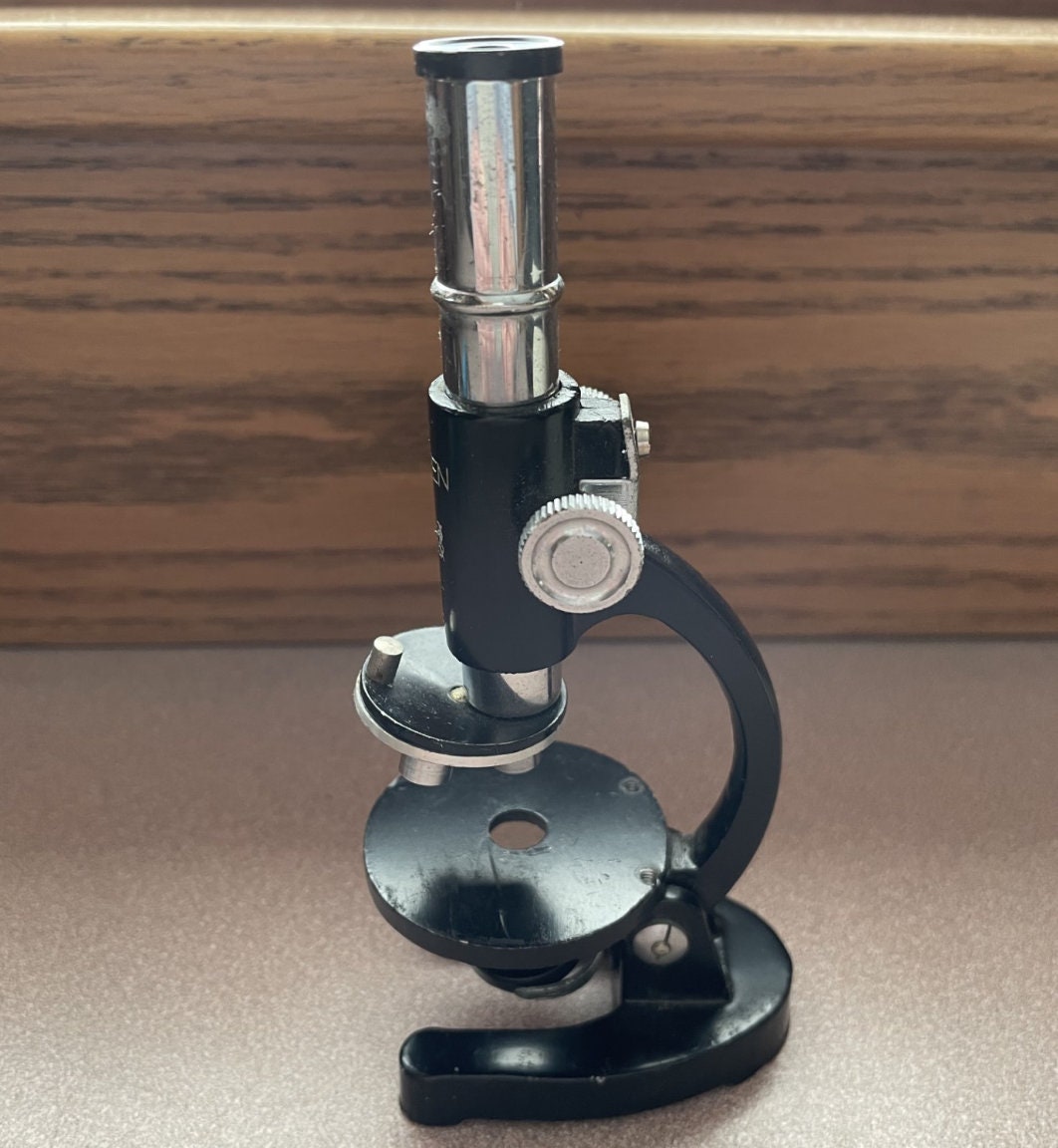Vintage 1960s Milben No.373 Microscope Set and Magnifying Glass and ...