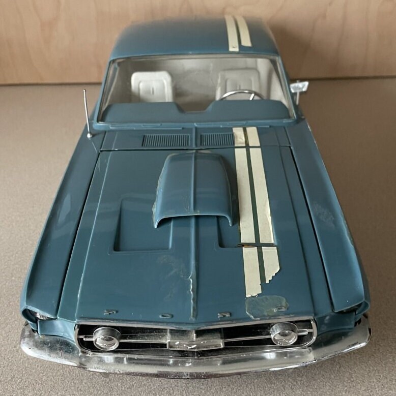 Vintage AMF Ford Mustang GT Fastback Model Car, 1967 Ford Mustang GT ...