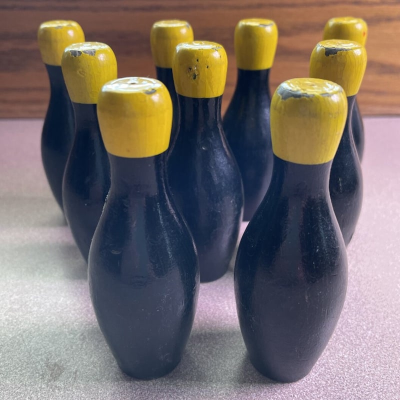 Wood Bowling Pin - Etsy