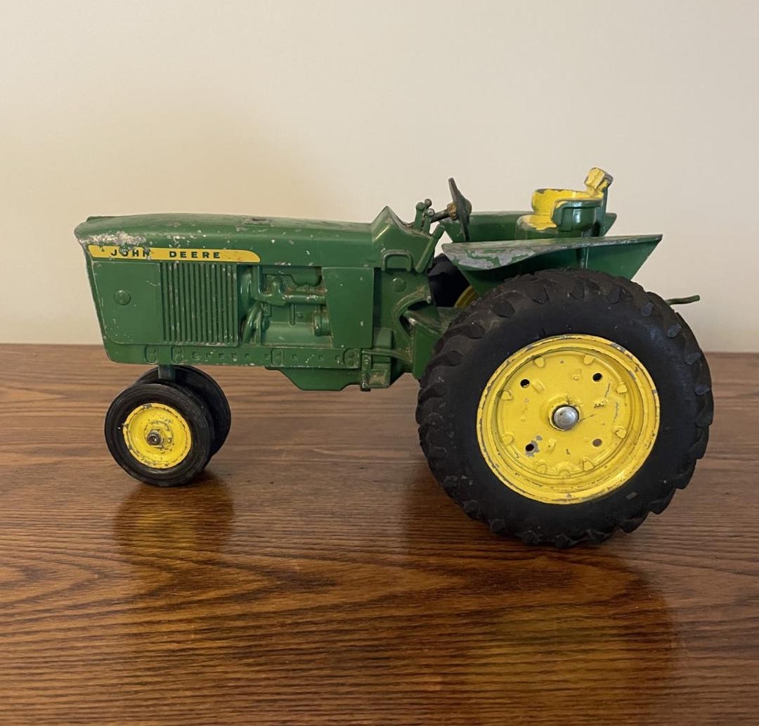 Vintage John Deere 3010 Metal Die Cast Farm Tractor With 3 Pt Hitch ...