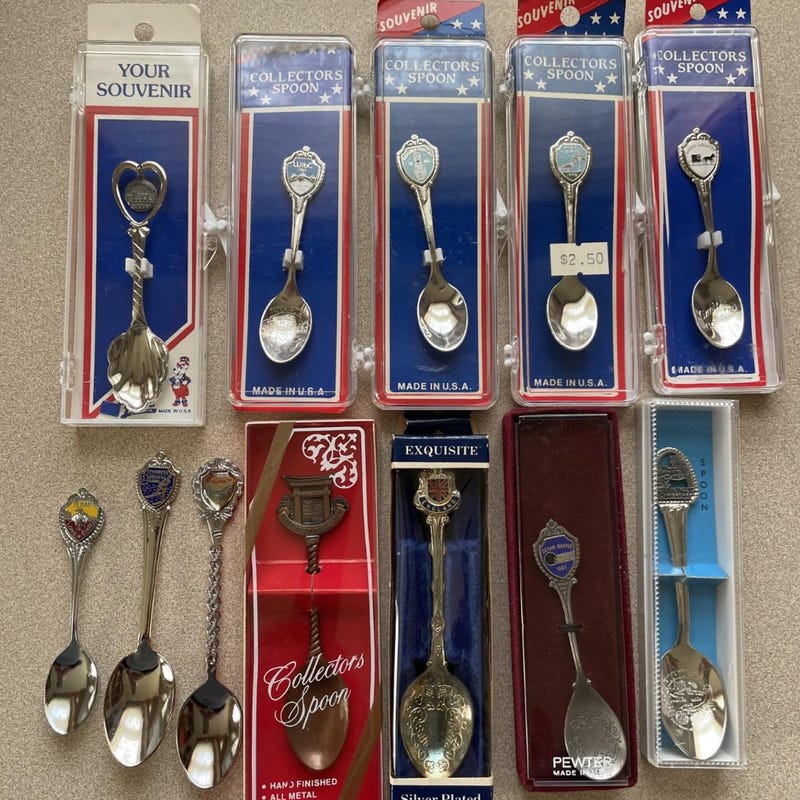 Sterling State Spoons - Etsy