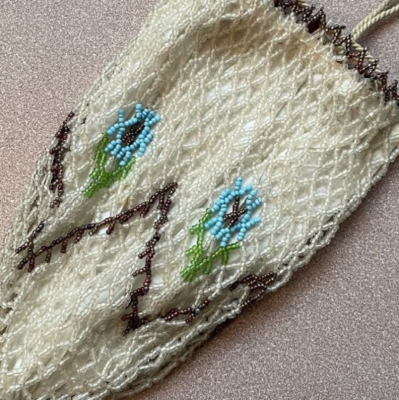 1950s Child's Beaded Reticule Purse, Vintage Child's … - Gem