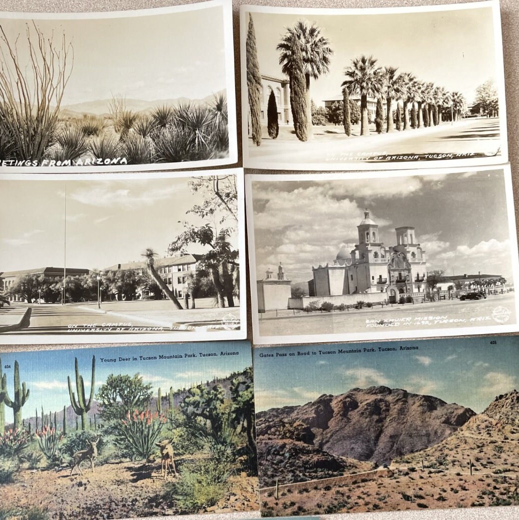 Vintage 1930s Arizona Postcards, Vintage Frashers Fotos Postcards ...