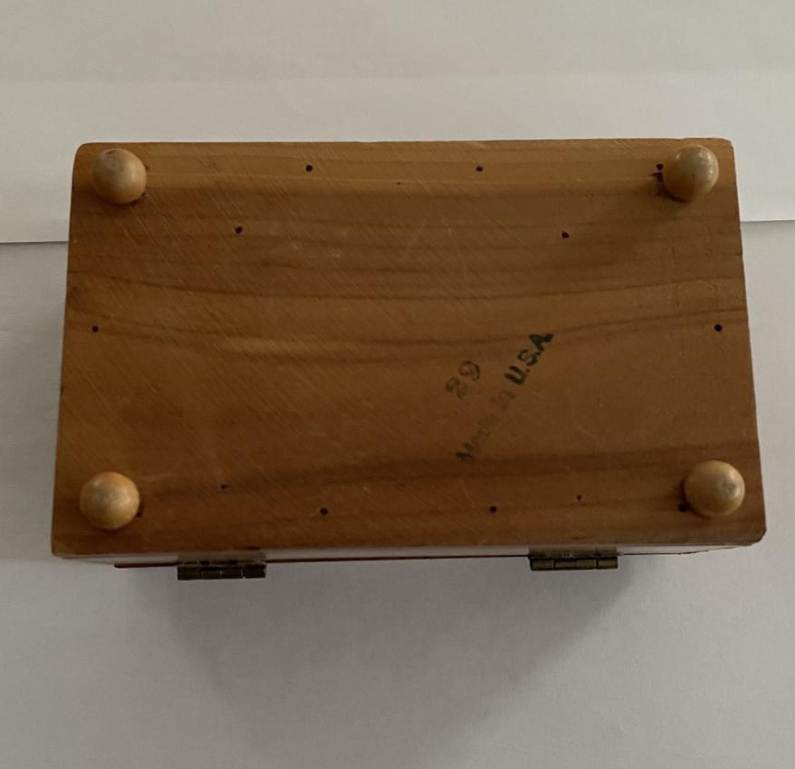1950s Tiny Cedar Souvenir Box From Benson Wild Animal Farm NH - Etsy