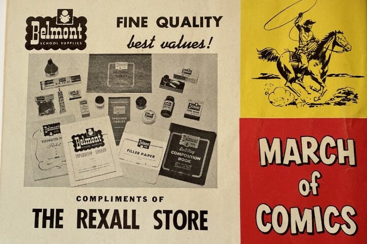 1952 Roy Rogers Boys and Girls March of Comics, Vintage Roy Rogers ...