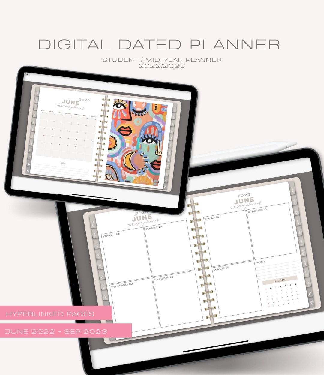 Digital Planner, Student Planner, Goodnotes Planner , iPad Planner ...