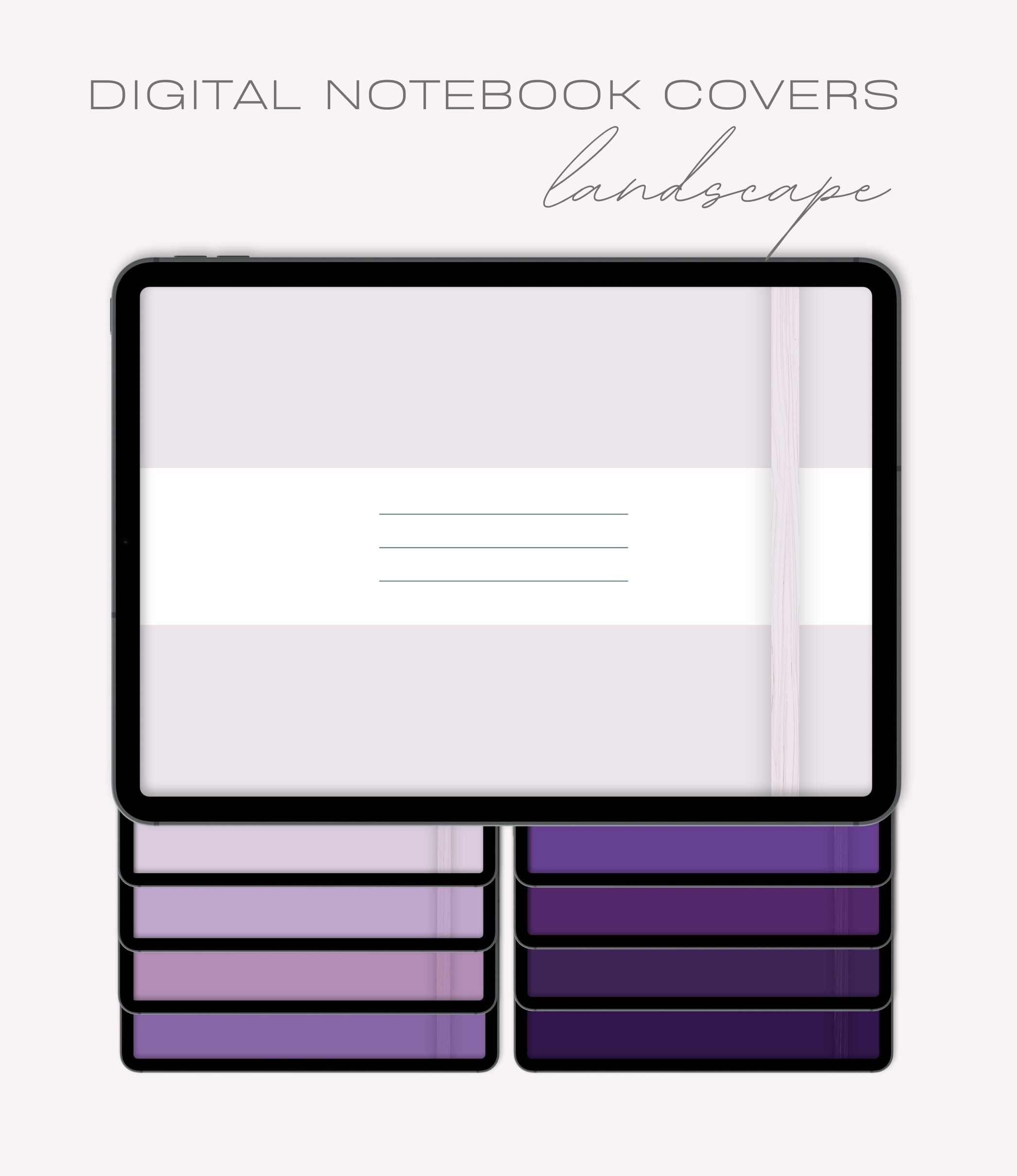 Digital Notebook Cover / Goodnote Cover / Notability Cover / Neutral ...