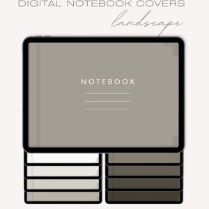 Digital Notebook Cover / Goodnotes Cover / Notability Cover / Beige ...