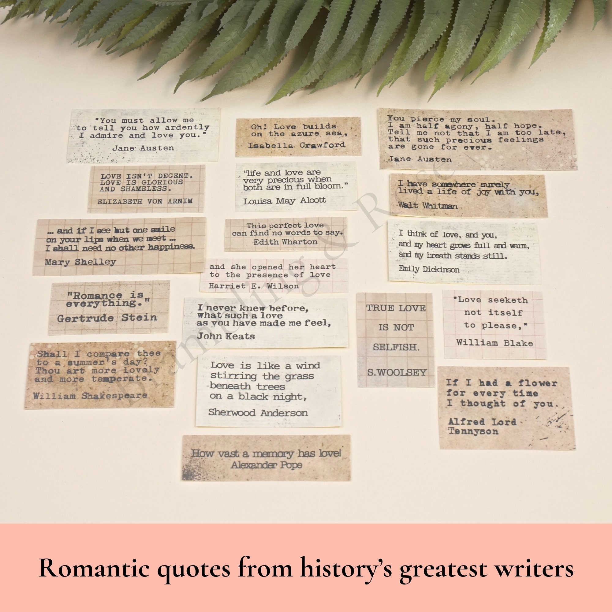 Romantic Book Quotes Stickers, Literature Stickers, Quote Stickers ...