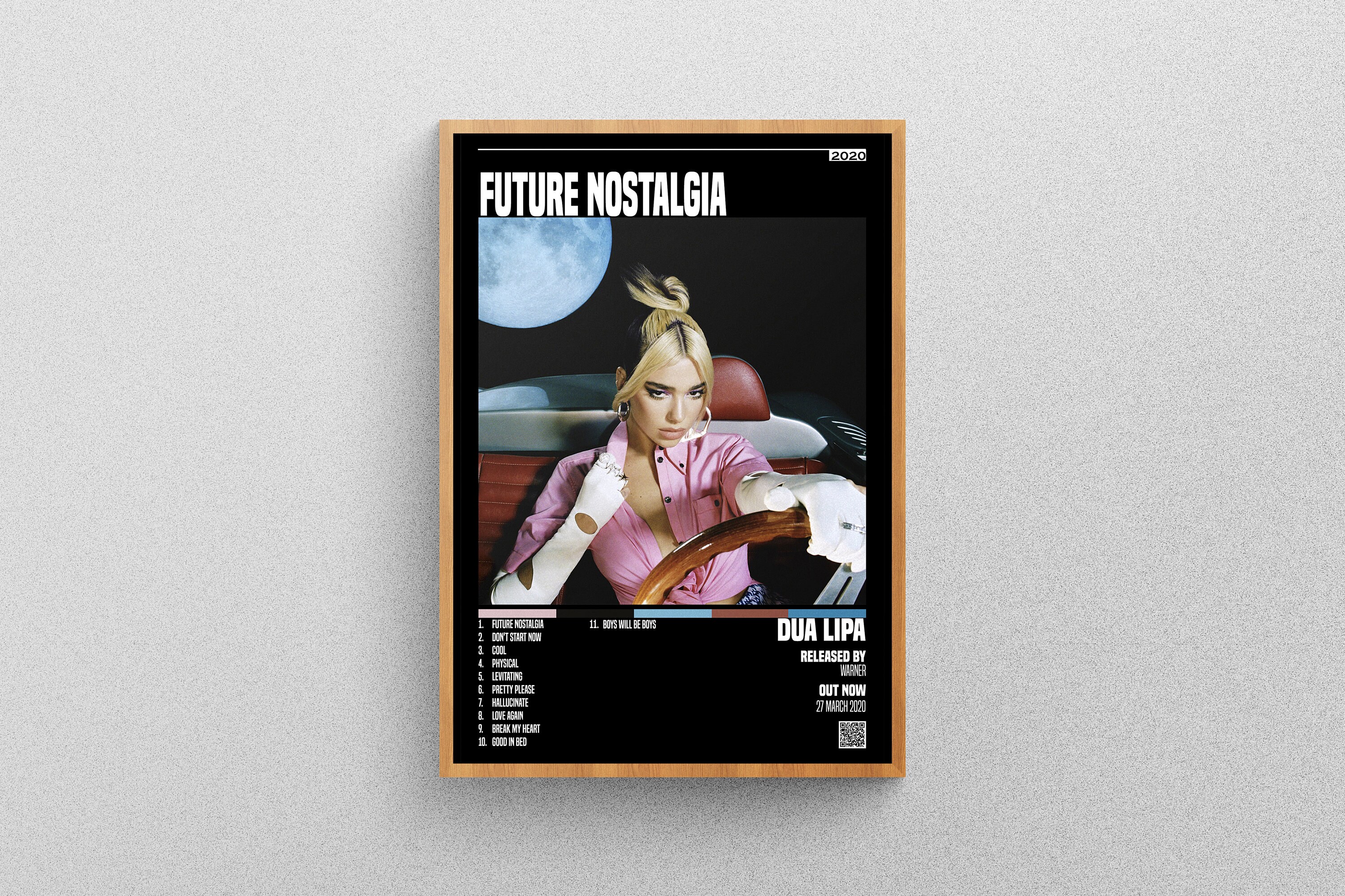 Dua Lipa Poster, Future Nostalgia Poster, Dua Lipa Future Nostalgia ...