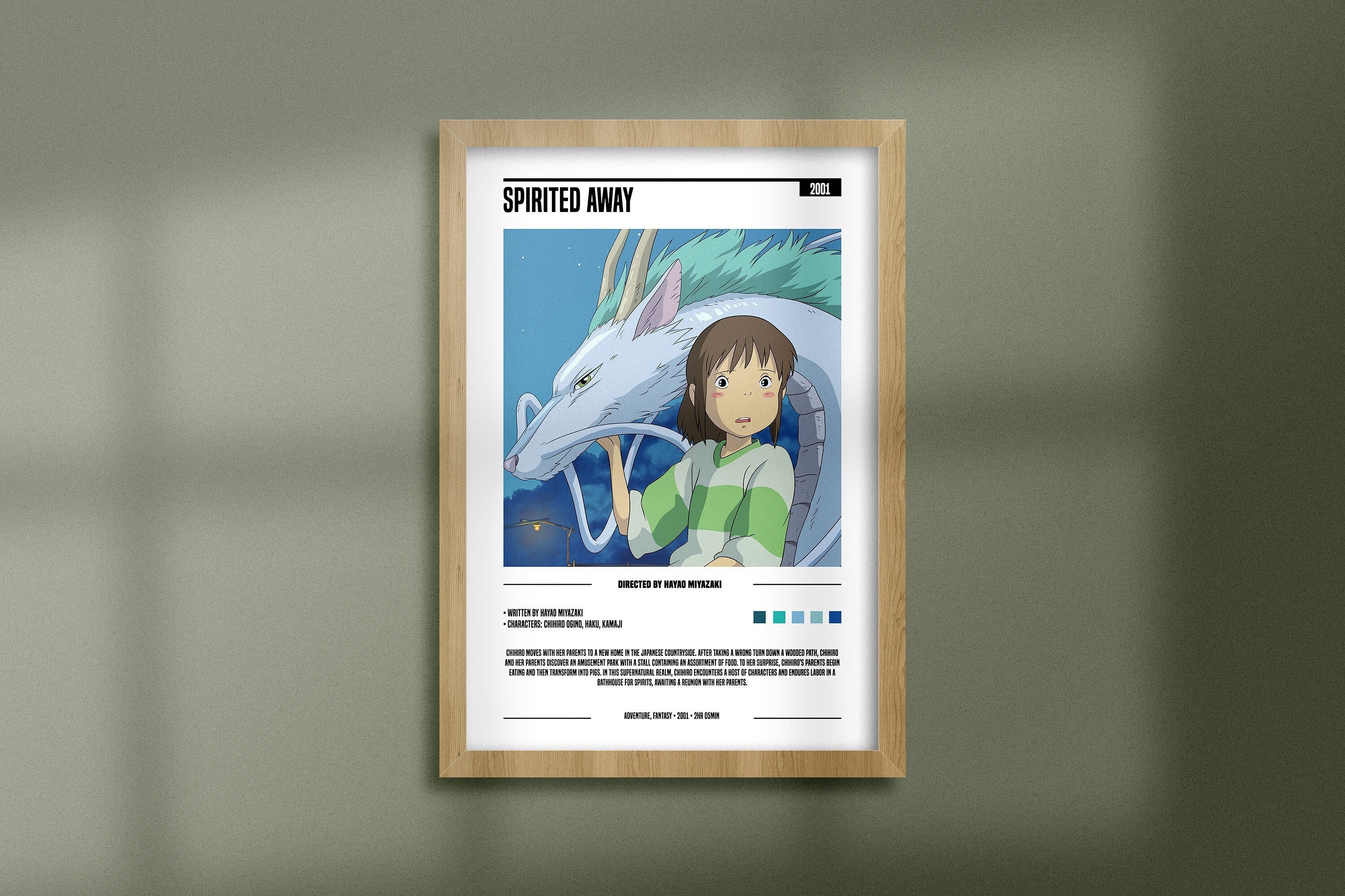 Spirited Away Poster | Anime Print | Studio Ghibli Poster | Spirited ...