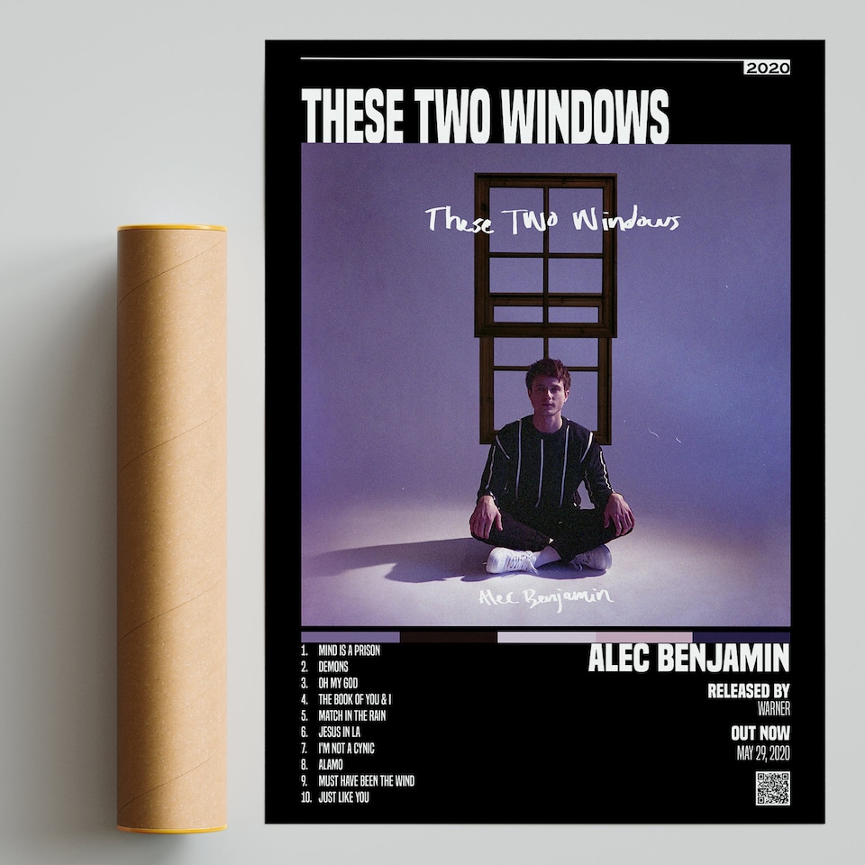 Alec Benjamin - Alec Benjamin Poster - Alec Benjamin These Two Windows sold by Aurora Felicia ...