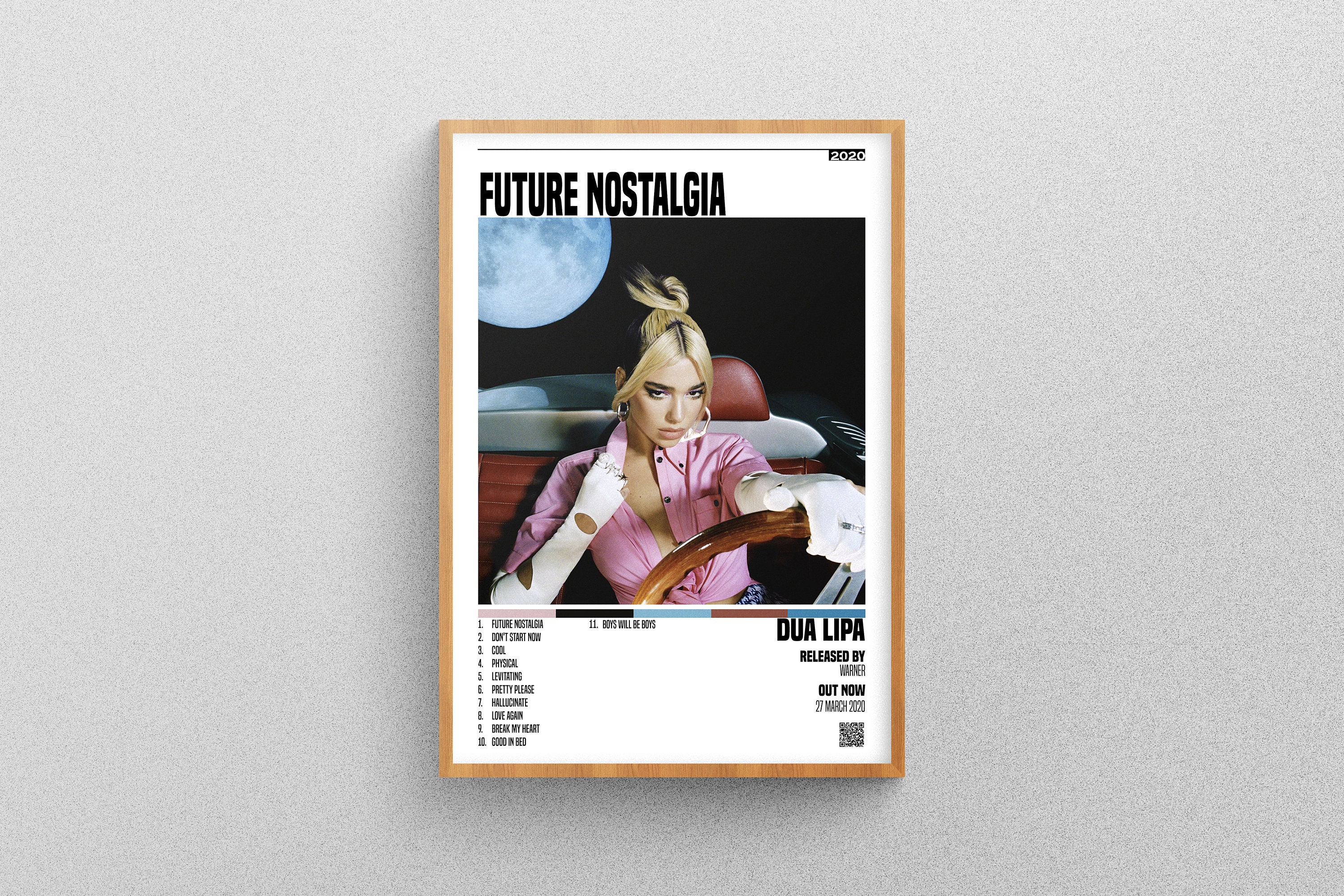 Dua Lipa Poster, Future Nostalgia Poster, Dua Lipa Future Nostalgia ...