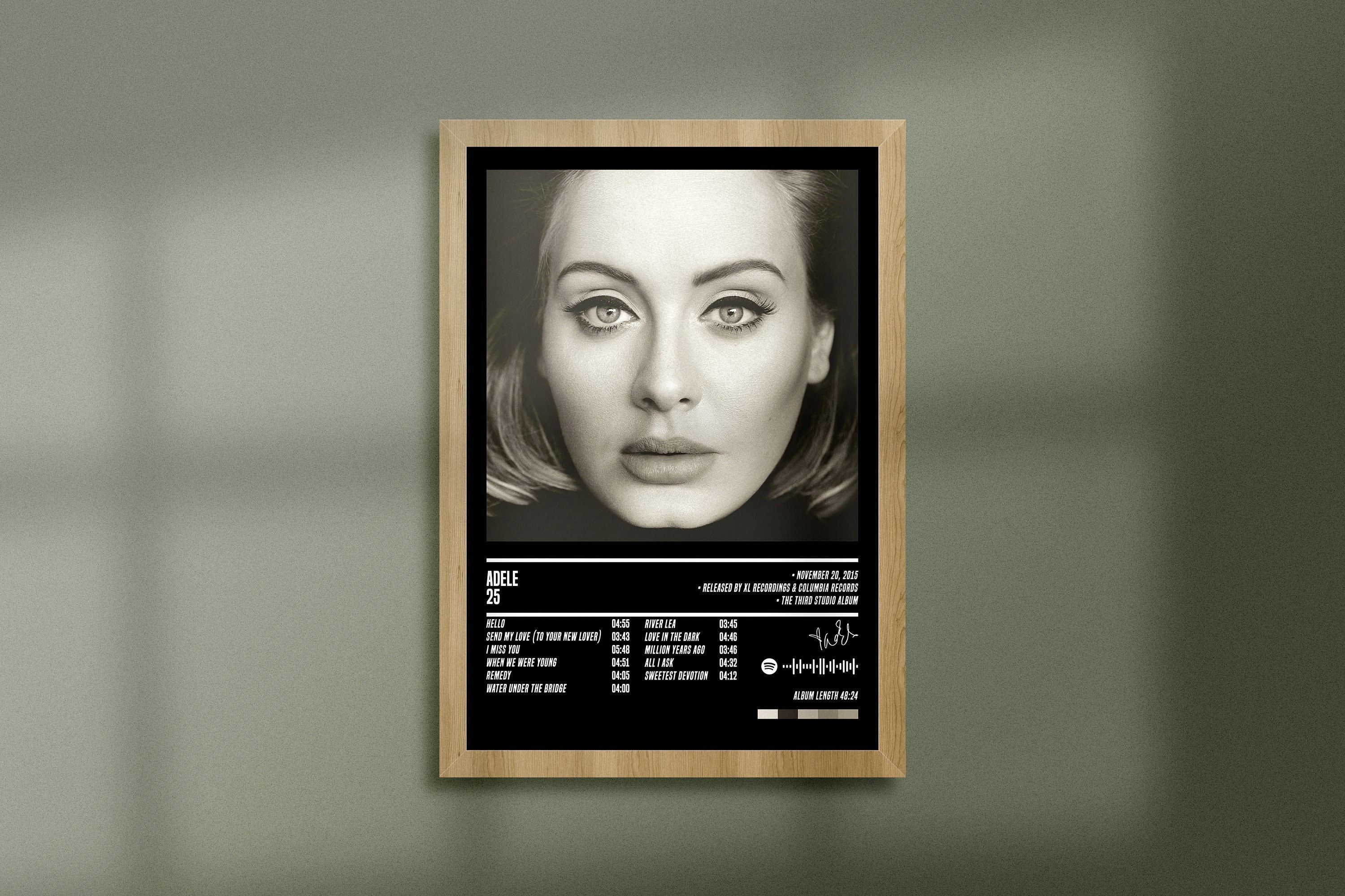 Adele - 25 Poster | Adele Art | 25 Album Cover Poster Designed & Sold ...