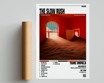 Tame Impala Slow Rush Poster - Etsy