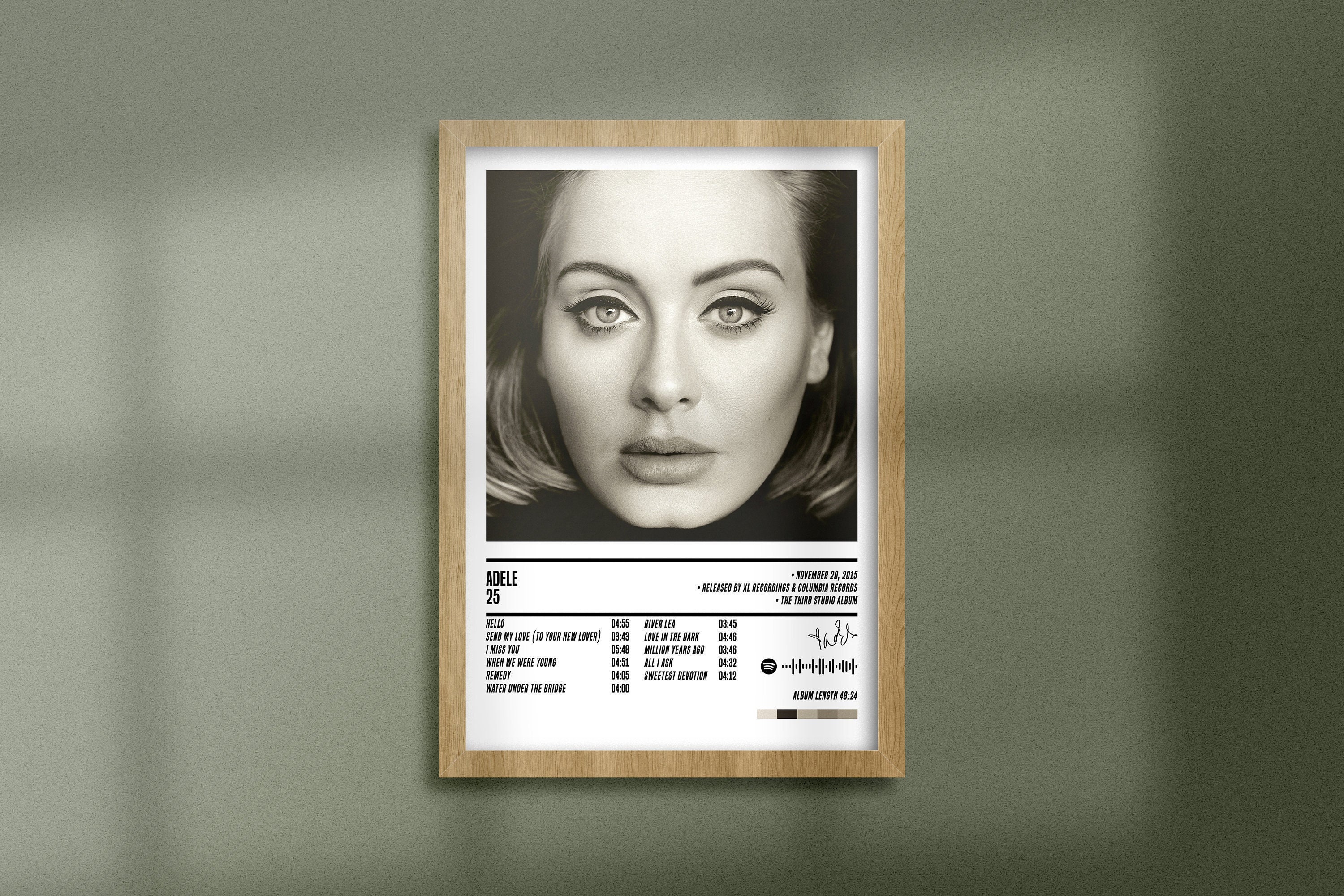 Adele - 25 Poster | Adele Art | 25 Album Cover Poster Designed & Sold ...